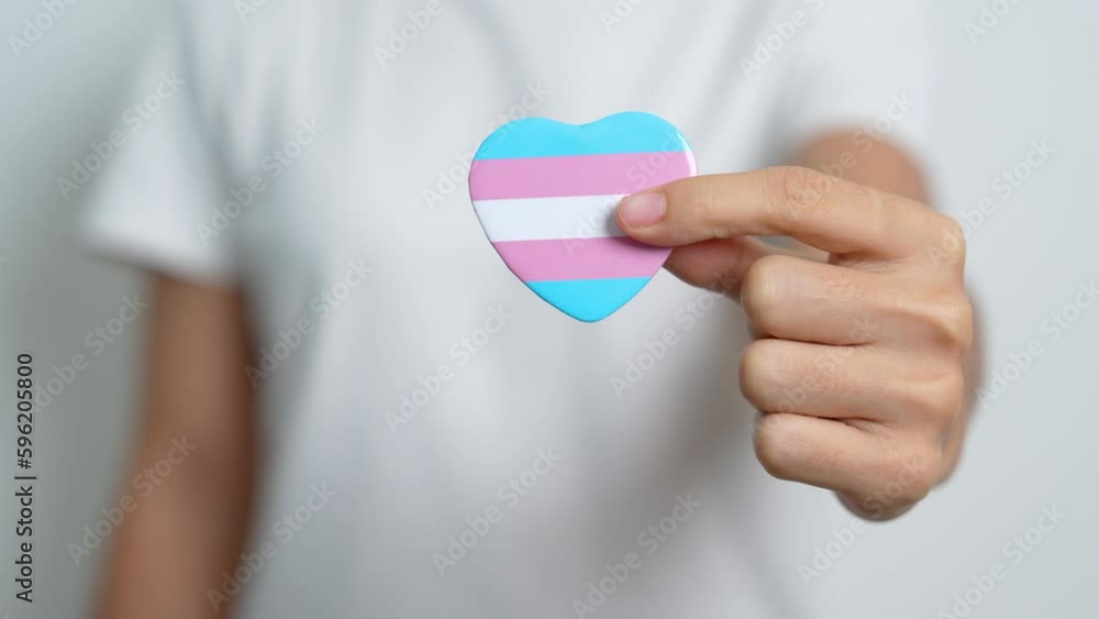 Transgender Day and LGBT pride month, LGBTQ+ or LGBTQIA+ concept. hand ...