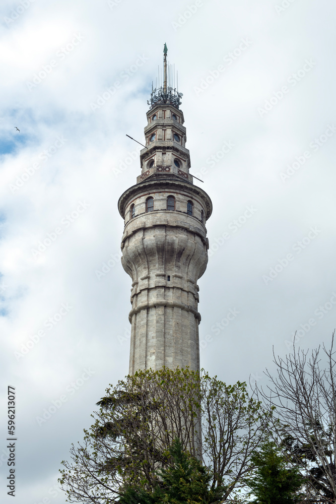 Ancient Medieval Fire Tower (Turkish: Yangın Kulesi) of Istanbul ...