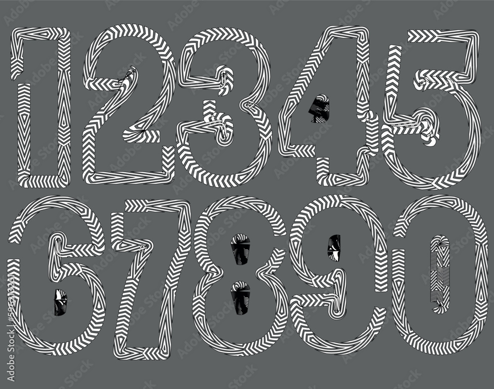 Grunge texture . Screen print . Vector tire track alphabet numbers. Car ...