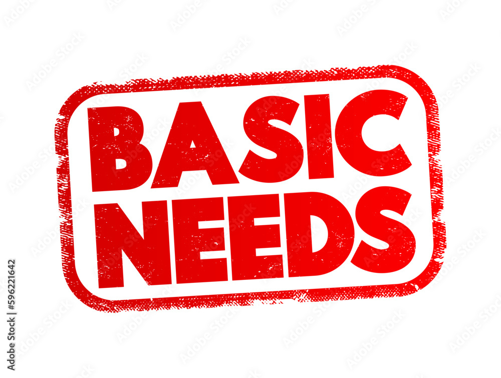 Basic needs - one of the major approaches to the measurement of ...