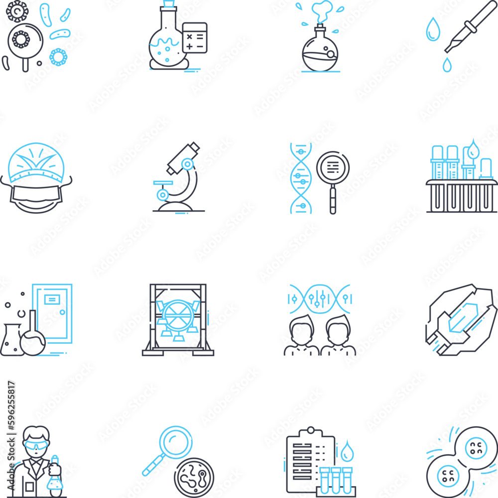 Environmental science linear icons set. Sustainability, Ecosystem ...