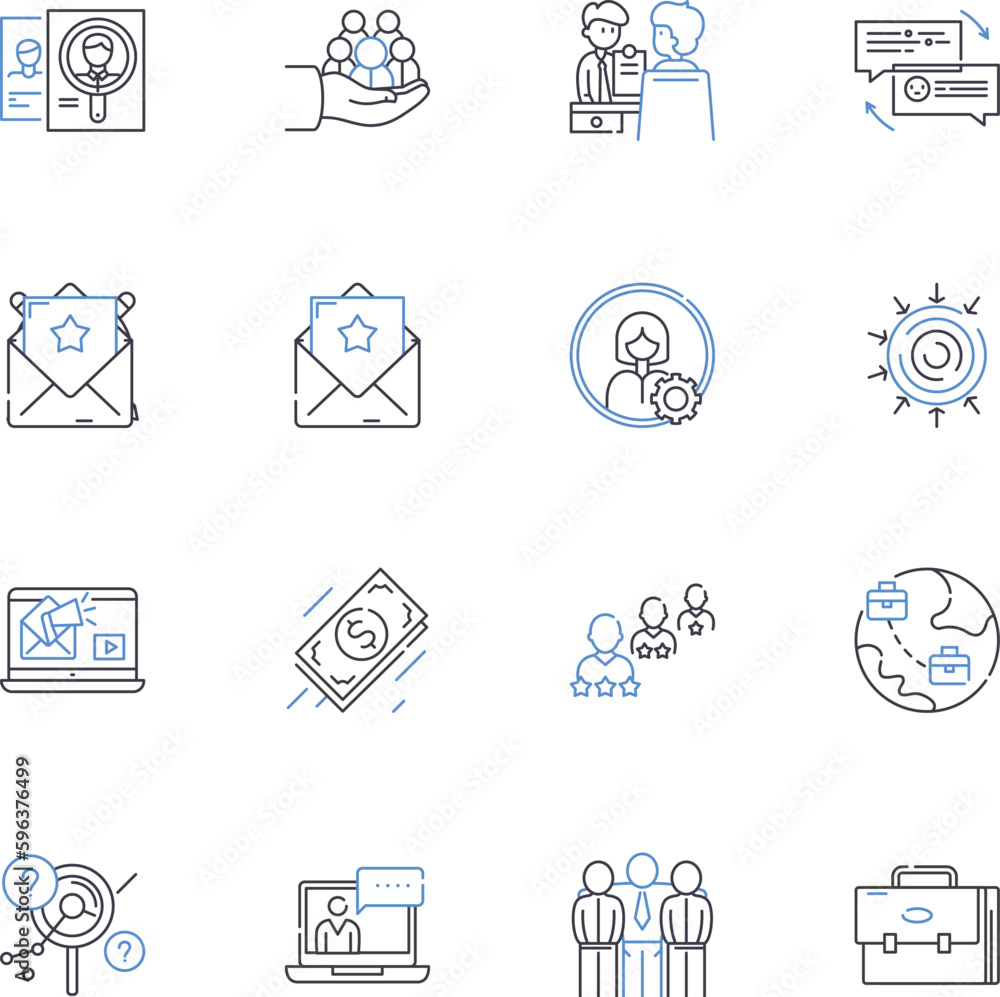 Competitor analysis line icons collection. Rivals, Analysis, Competition, Comparison, Market ...
