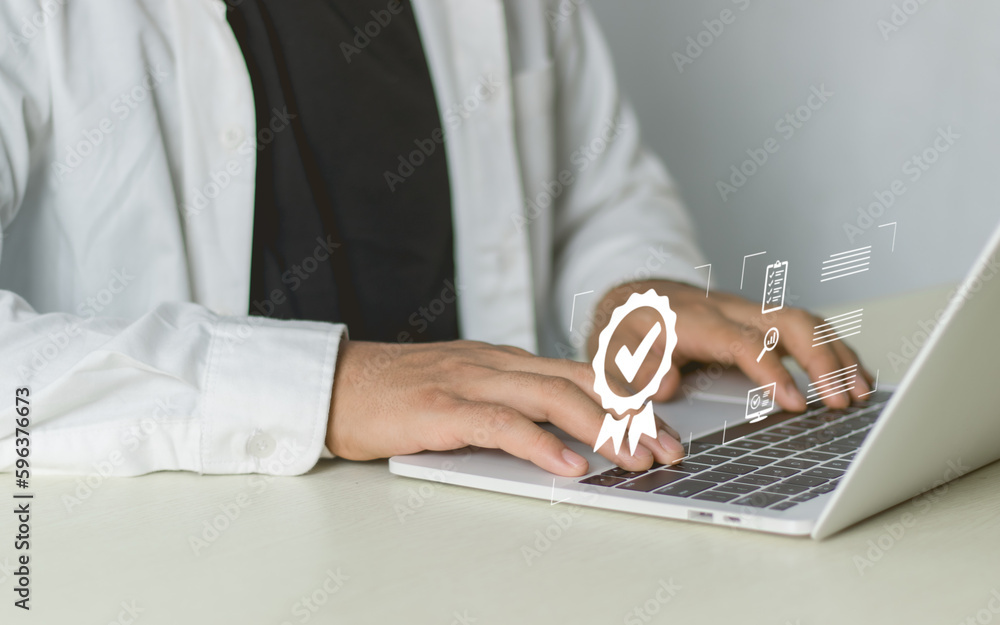 ISO certification, the mark symbol represents the standardization ...