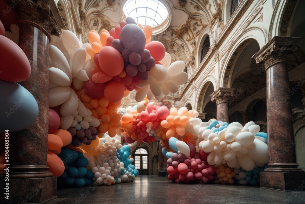 background art the colossal structure, showing different kinds of ...