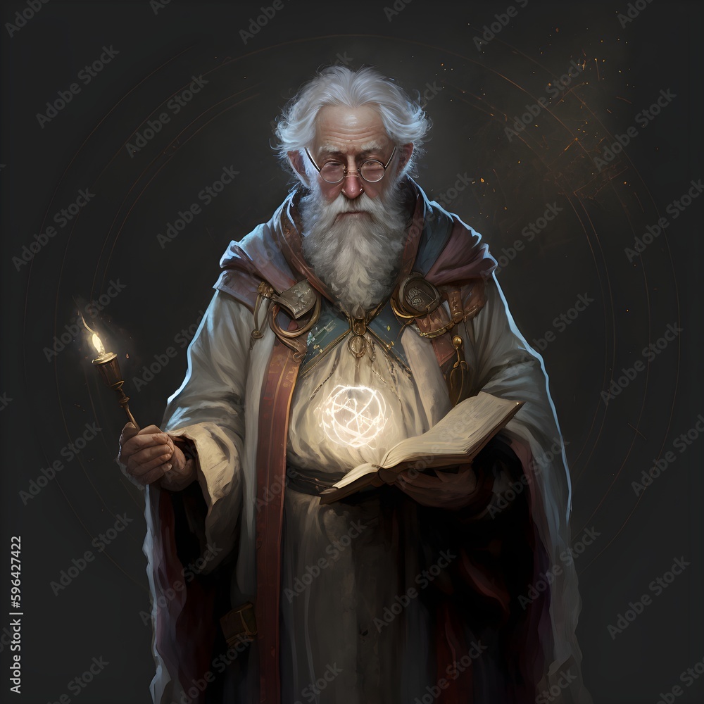 cleric of light mercy intellect short and willowy with short silver ...