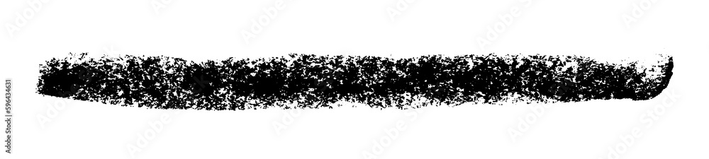 Hand painted grunge brush stroke, hand drawn with charcoal. Banner ...