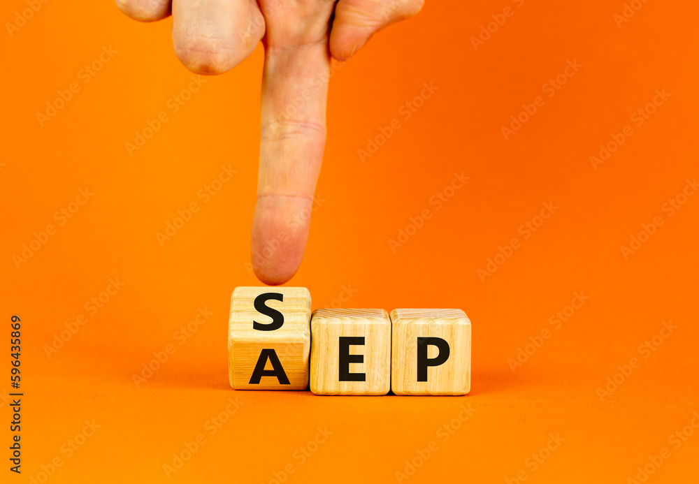 SEP or AEP symbol. Concept words AEP annual enrollment period SEP ...