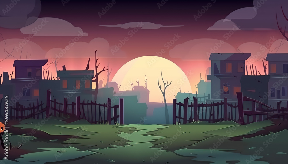 Survival Game Background, Zombie game idea assets, game design concept ...