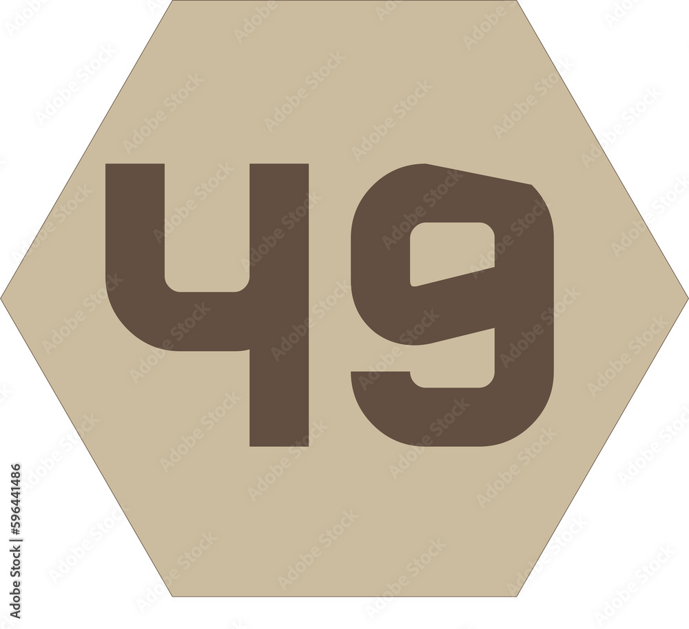 Numbers from 1 to 50 icon PNG for websites developer, social media ...