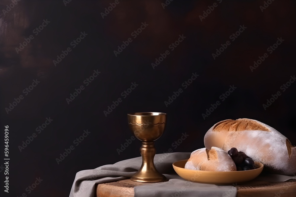 Chalice And Bread Wallpaper