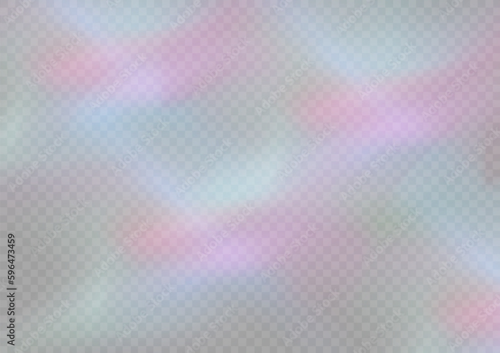 Rainbow crystal light leak flare reflection light effect. vector ...