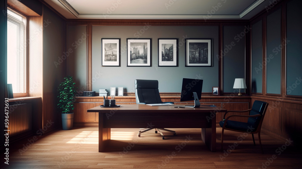 Empty frame on office wall diploma degree certificate credentials image ...