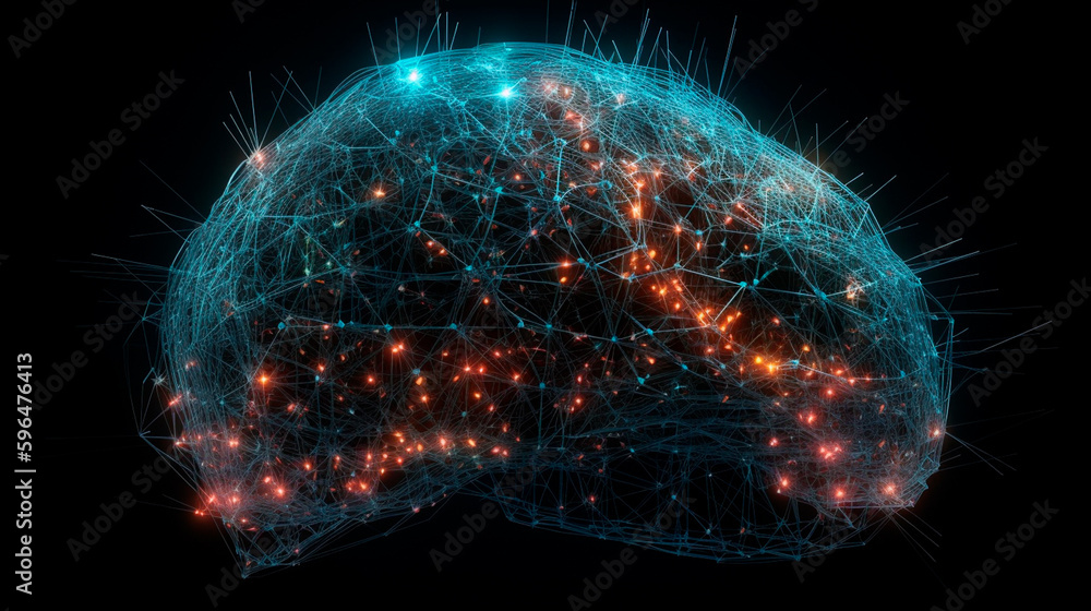 spread of digital brain connections. Artificial intelligence and the ...