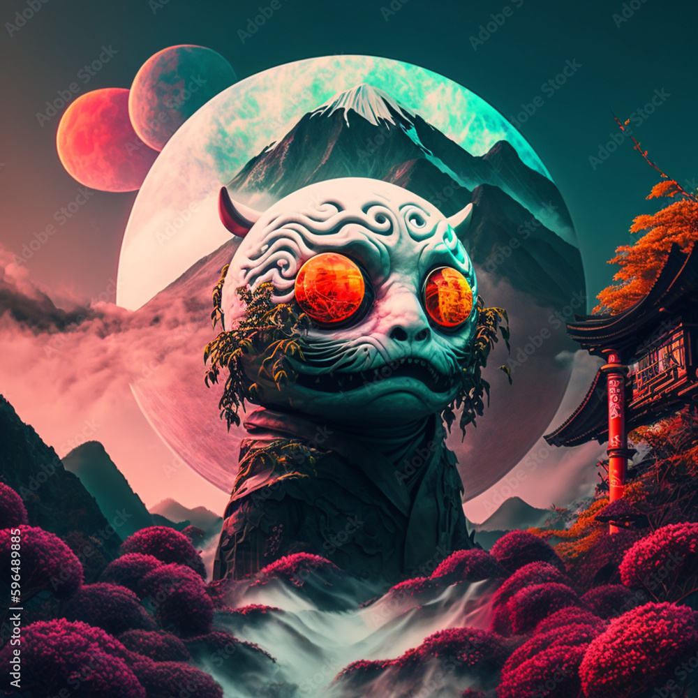 a scary Yōkai are a class of supernatural entities and spirits in ...