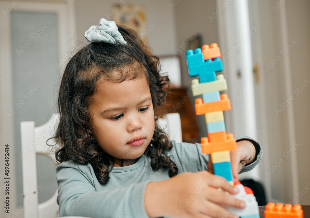 Really goos for hand and eye coordination. Shot of a cute little girl ...