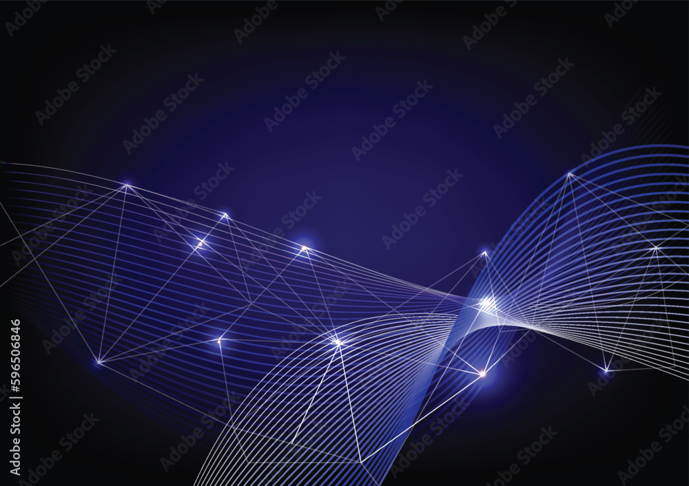 Vector illustration of curve line abstract background Stock Vector ...