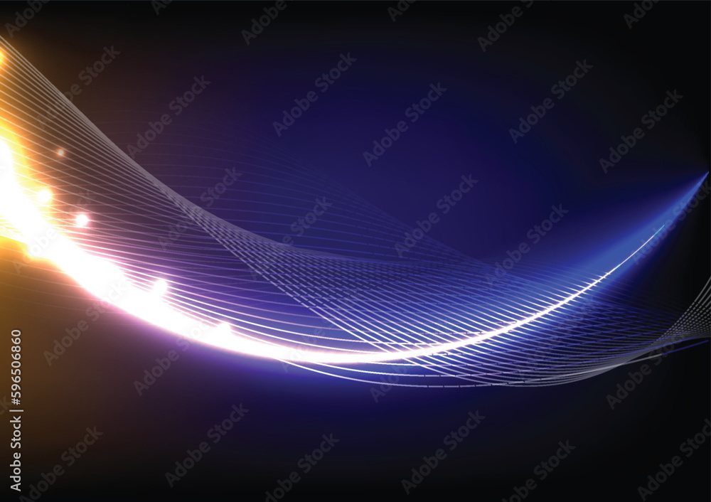 Vector illustration of curve line abstract background Stock Vector ...