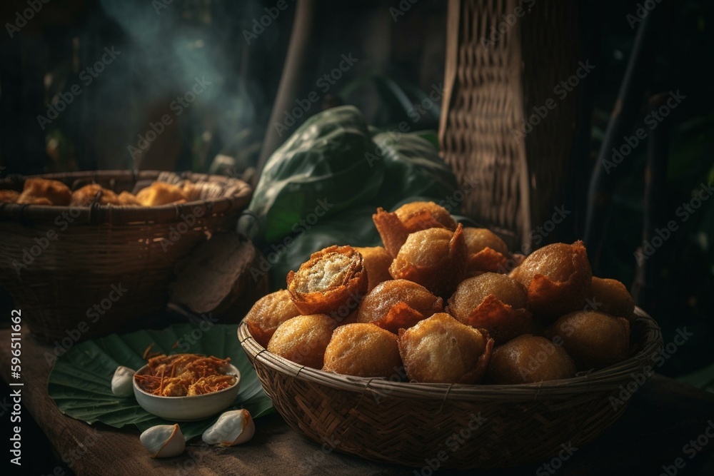 Pempek is a popular Indonesian fish cake served as a street food ...