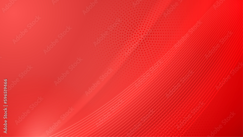 Abstract red geometric shapes wave background. Vector illustration abstract graphic design ...