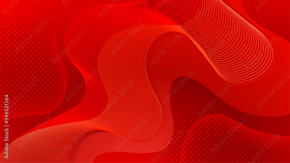 Liquid red color background design. Fluid gradient composition ...