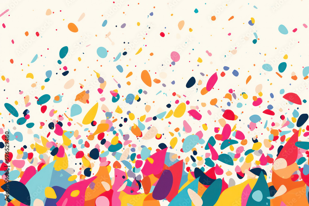 Party Perfect: How to Use a Colorful Confetti Border Frame to Spruce Up ...