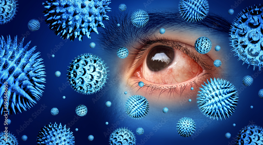 Pollen Allergies Symptoms And Seasonal Allergy Or Hay Fever Allergy And Medical Concept As