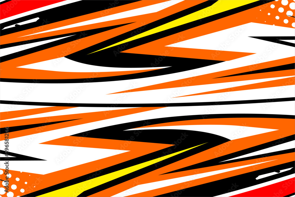 Design vector racing background with unique patterns and bright color ...
