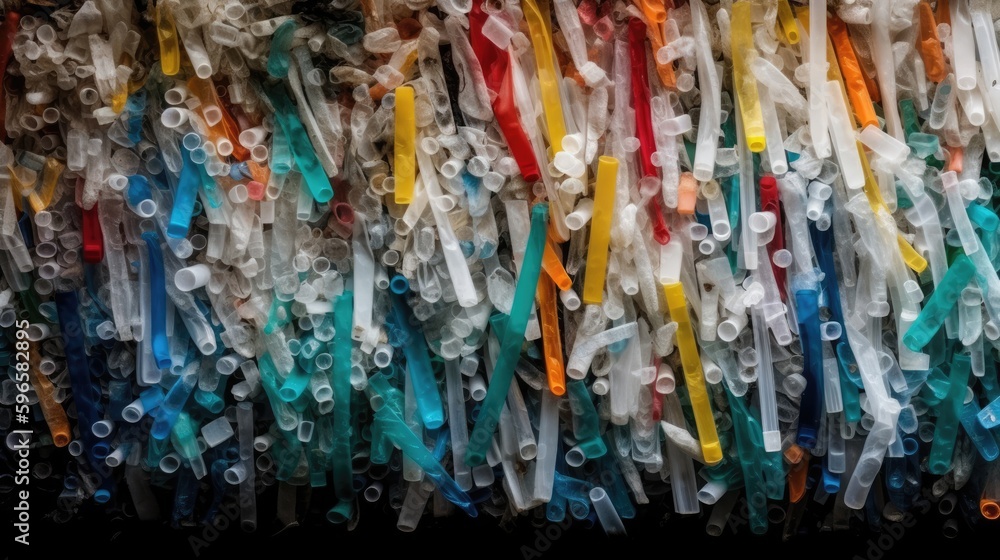 Background Made from Plastic Junk Ready to be Recycled, Eco-Friendly ...