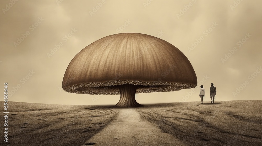 Less is More, Surreal, 16x9, Generative AI, Illustration Stock ...
