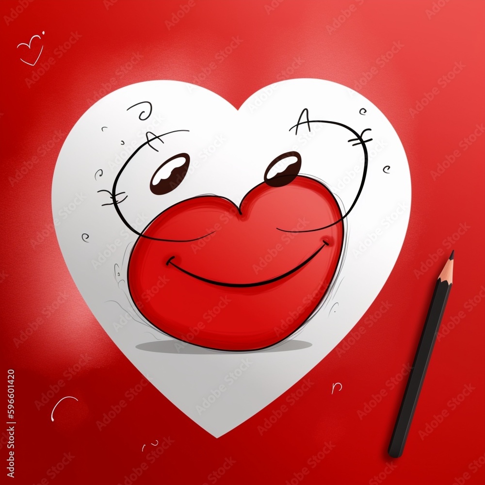 Cartoon heart attack with blocked artery and chest pain Stock ...