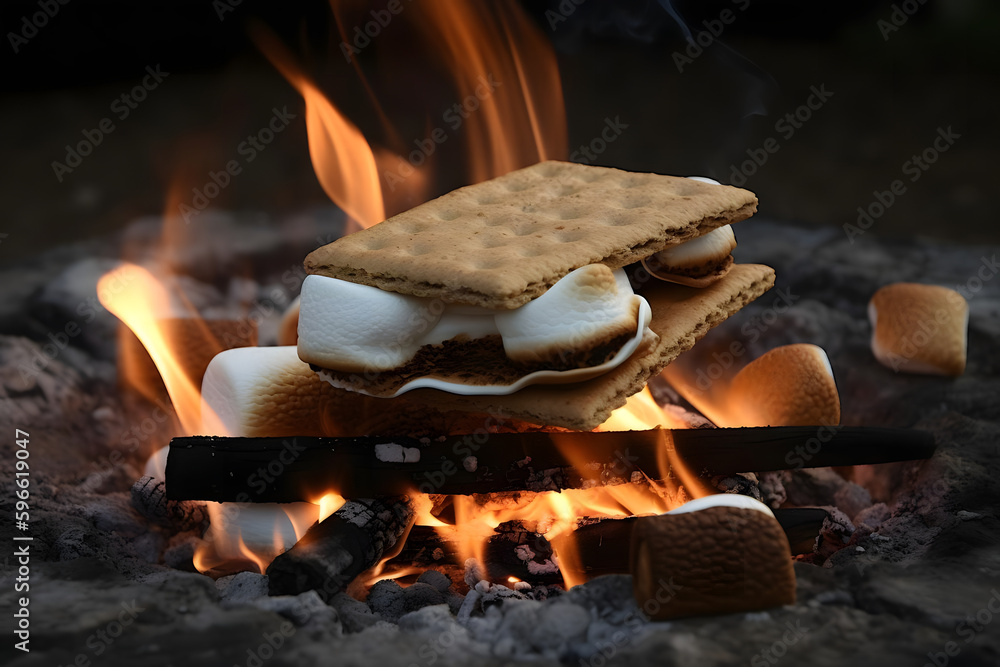 S'mores, with their gooey marshmallow, melty chocolate, and crunchy ...