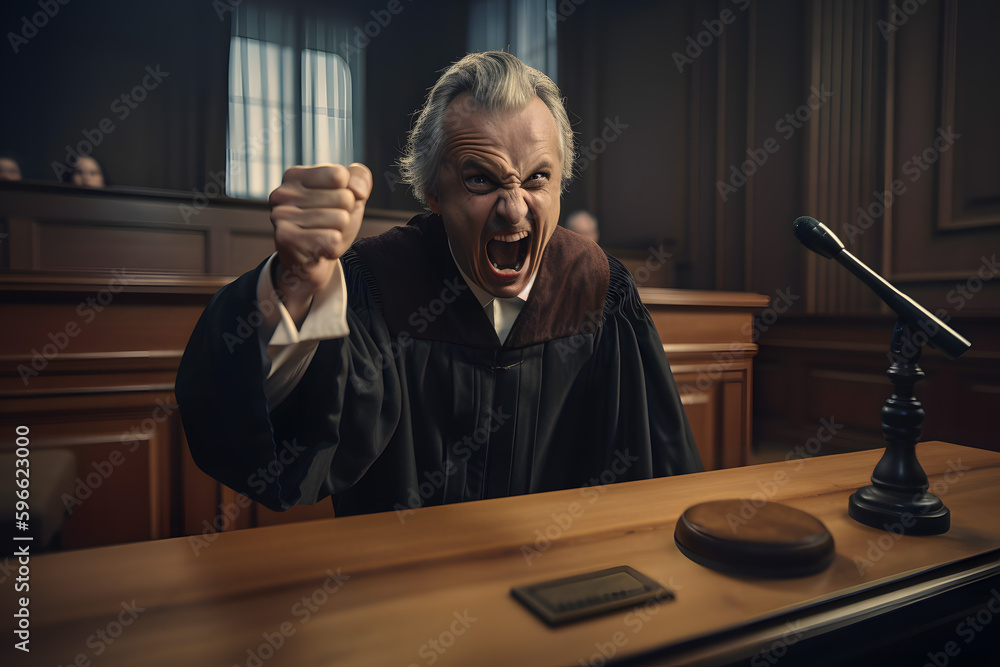 Angry Court Judge