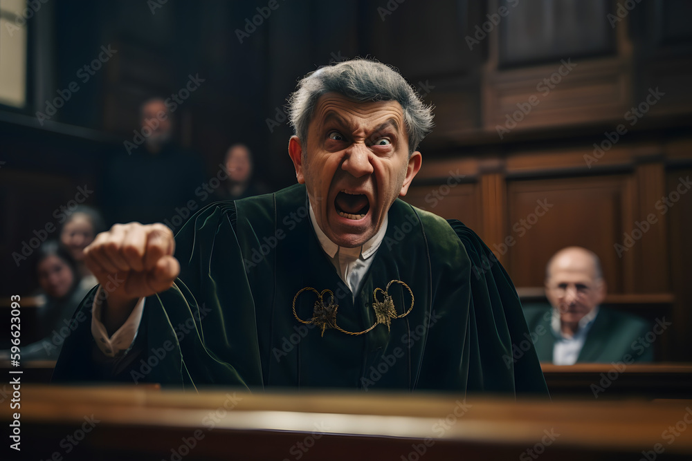 Angry Court Judge