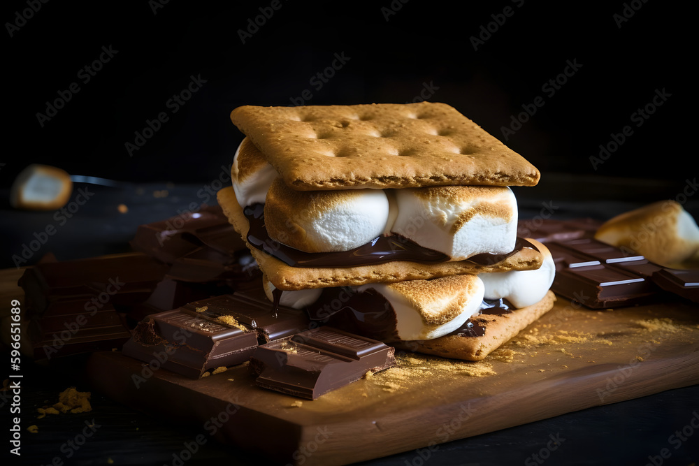 S'mores are a classic summer dessert, with gooey marshmallows, melted ...