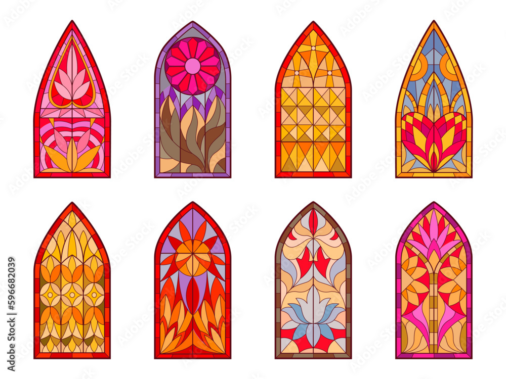 Mosaic Church Windows Stained Glass Decorative Windows Cathedral