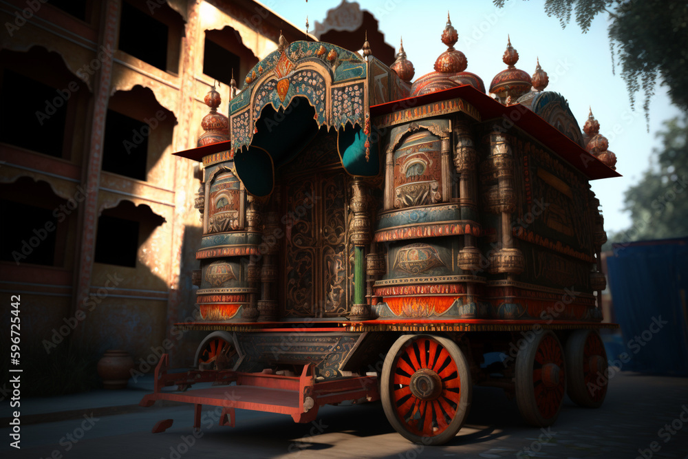 Ratha-yatra festival of Lord Jagannatha, Balabhadra and Subhadra during ...