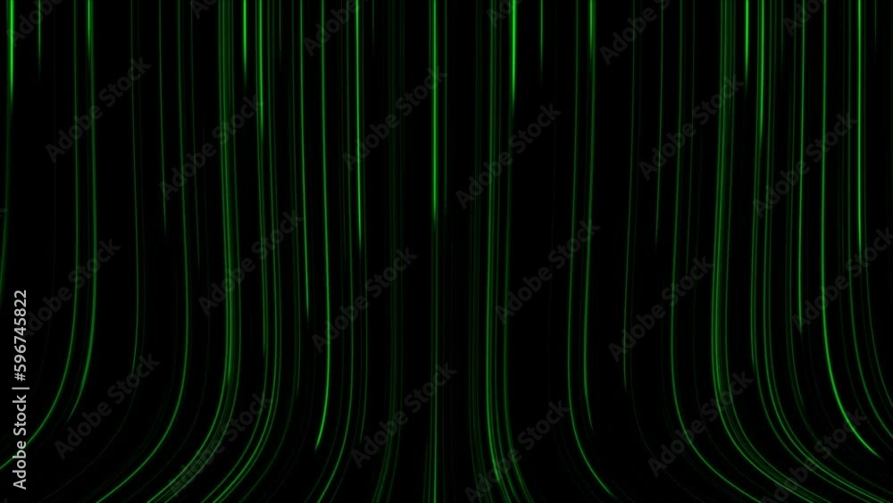Digital data flow motion background animation with a fast moving stream ...