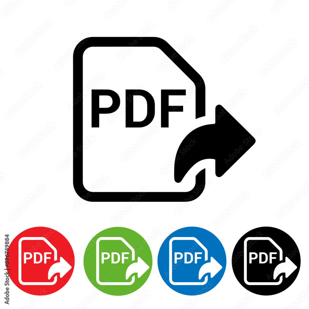 Adobe Pdf Icon Vector
