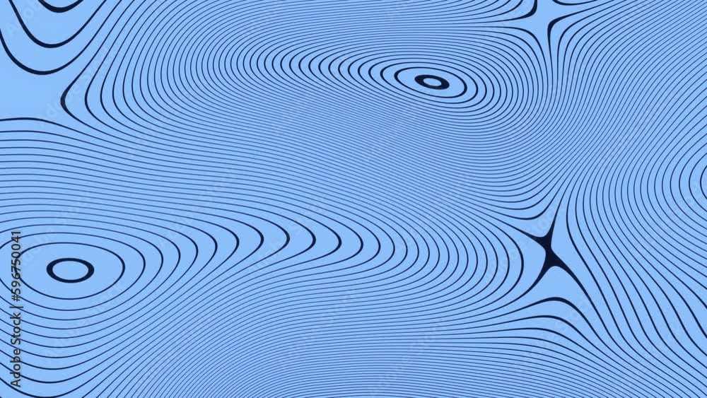 Seamless loop abstract animation with blue patterns. Animated moving ...