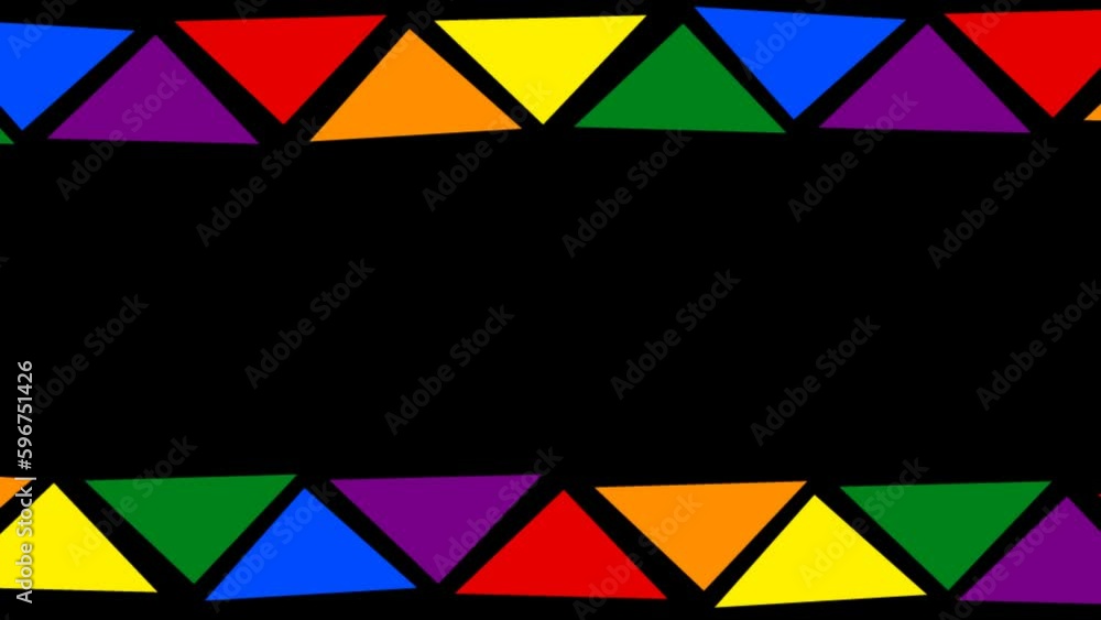 LGBTQ pride month border and frame Animation,animated frame for video ...