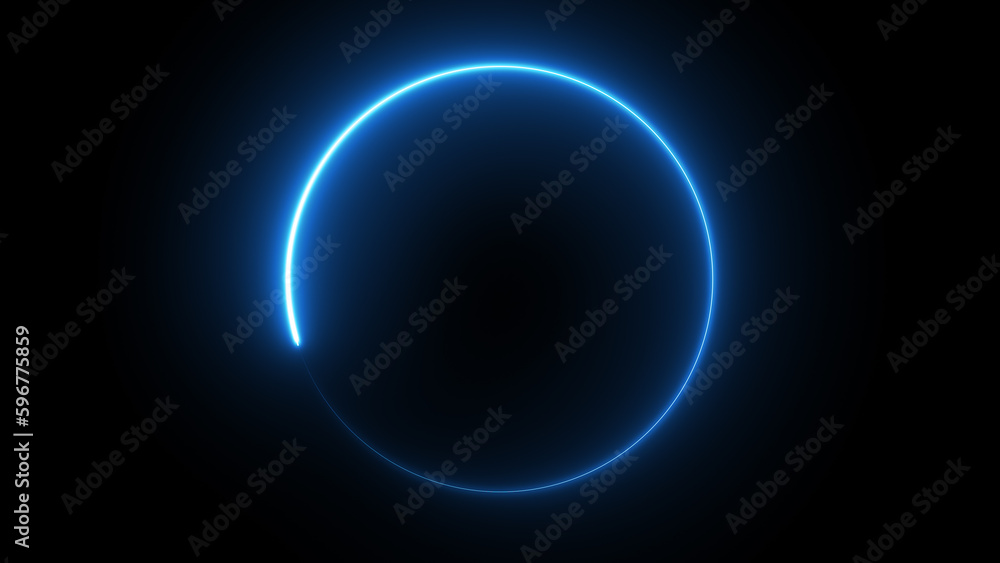 Blue circle Icon background, Shapes Elements Stock Illustration | Adobe ...