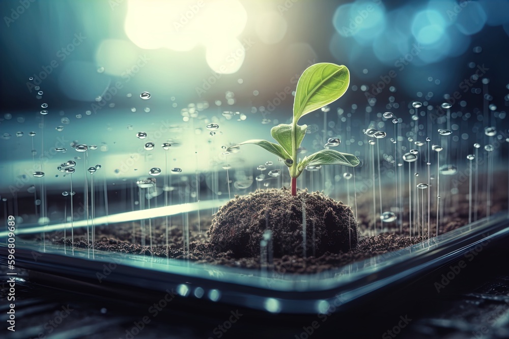 Harmony of Nature and Technology: Sustainable Seed Planting and Digital ...