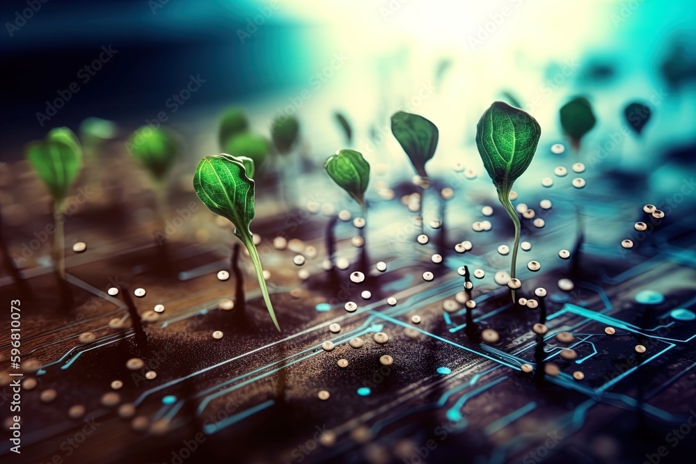 Harmony of Nature and Technology: Sustainable Seed Planting and Digital ...