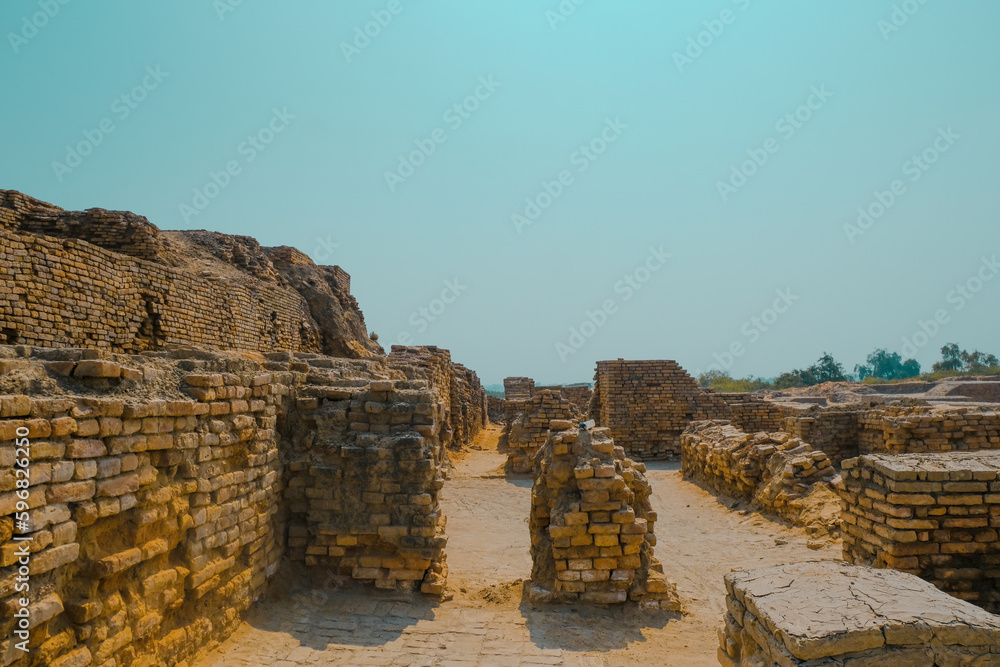 Foto de Mohenjo Daro, Sindh Pakistan - February 28, 2023: Main City ...