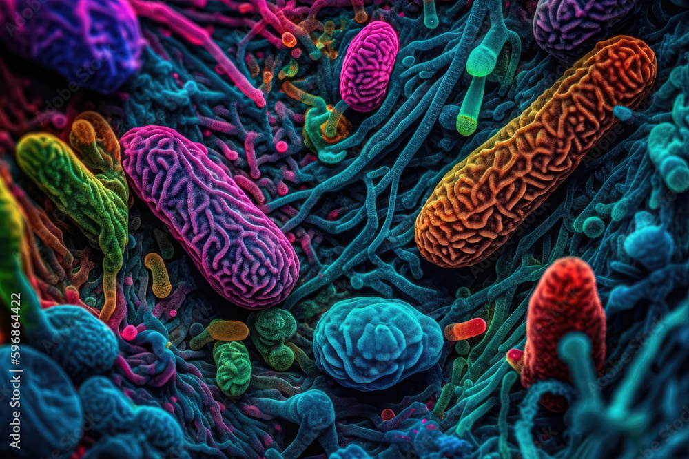 Photo captures the fascinating world of bacteria under a microscope ...
