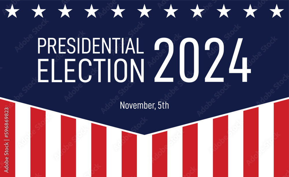 USA election 2024 vector background Stock Vector | Adobe Stock