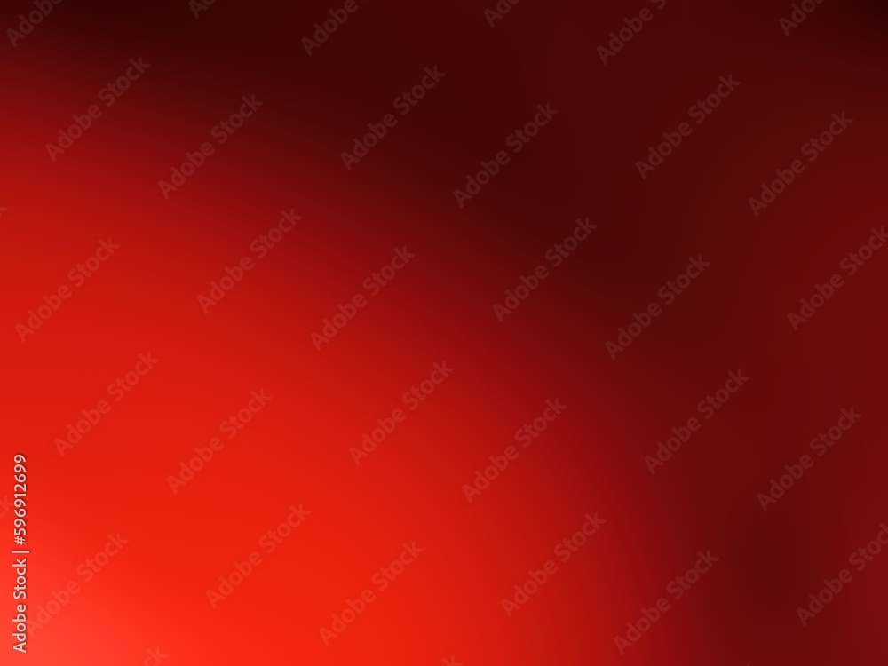 Abstract blur background image of red color gradient used as an ...