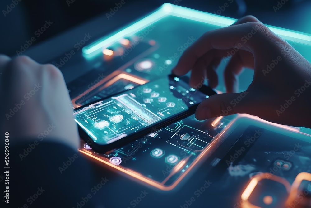 Cyber security system, biometric identification, data protection ...