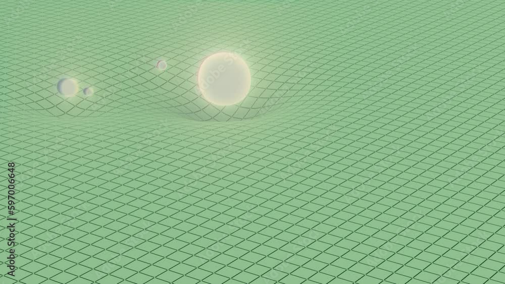 Abstract Visualization of the Mystery of Quantum Gravity Abstract 3D ...