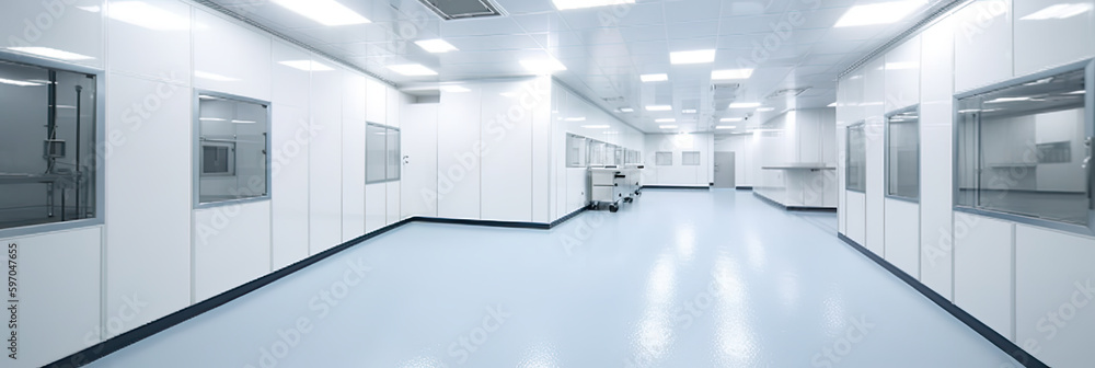 Pharma, pharmaceautical clean room, industrial design for large scale ...